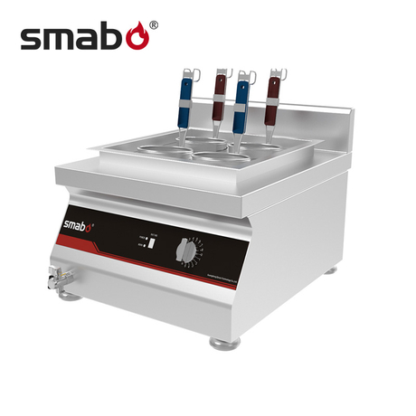 Stainless Steel Industrial Pasta Cooker with Four Holes | Smabo Cooker